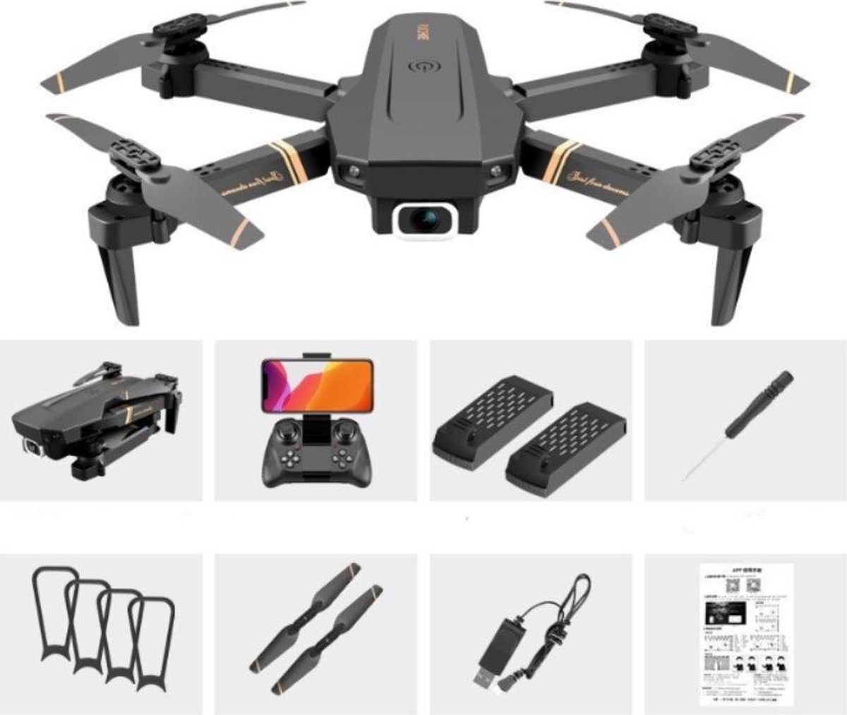 Bestuurbare Drone Met Camera 4K - Mini Drone - Bestuurbare Drones ...