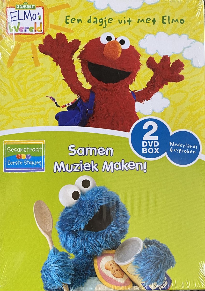 Elmo's Wereld Een dagje uit met Elmo 2 dvd box (Dvd), Pino | Dvd's ...