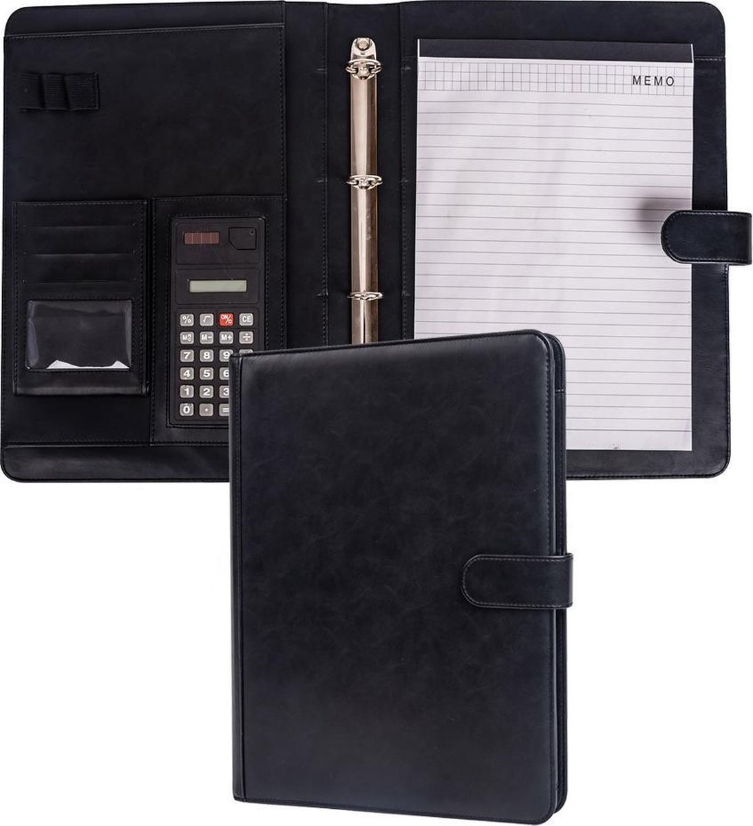 Luxe hoogwaardig kunstleren conferentiemap - Werkmap - A4 - incl ...