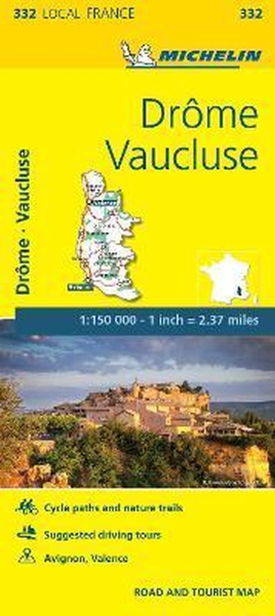 Drome, Vaucluse - Michelin Local Map 332, Michelin | 9782067210523 ...
