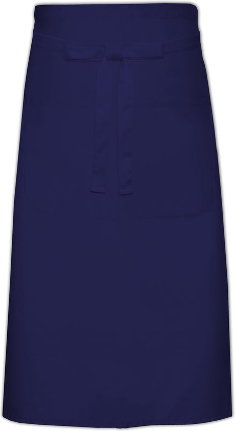 Link Kitchen Wear kokssloof met zak, navy. | bol