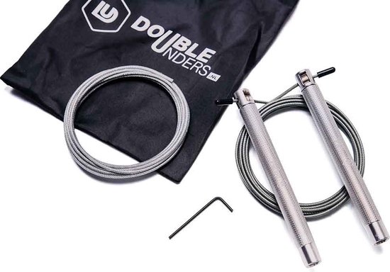 DoubleUnders - Speed rope zilver - Professionele speed rope voor ...