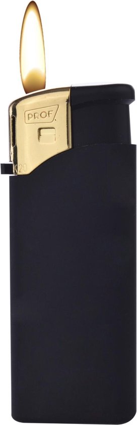 Prof Mini Aansteker - Mat Zwart - 5.5 x 2 x 1.2 cm - 50 stuks | bol.com