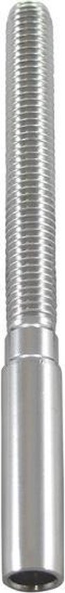 Draadterminal rechtse draad M5/3mm RVS-316 | bol
