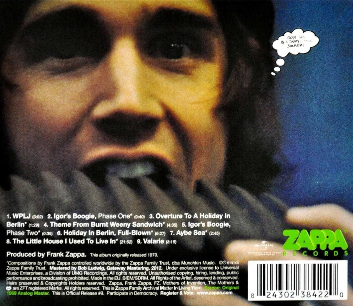Frank Zappa - Burnt Weeny Sandwich (CD), The Mothers of Invention | CD ...