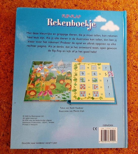 Flip-flap rekenboek, Keith Faulkner | 9781855651401 | Boeken | bol