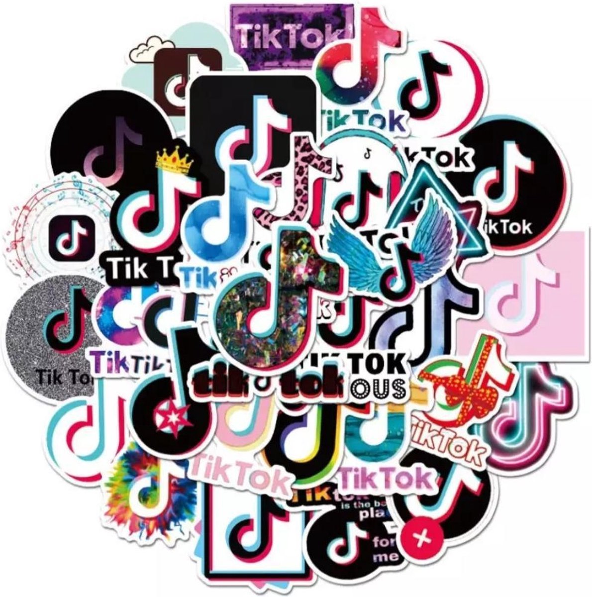 TikTok 50 Stickers voor kinderen|Stickers|TikTok|50 stuks | bol.com