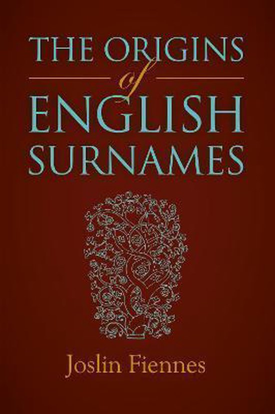 Origins Of English Surnames, Joslin Fiennes | 9780719816529 | Boeken | bol