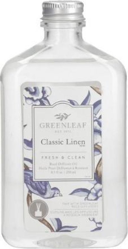 Greenleaf Diffuser Refil Oil Classic Linen | bol
