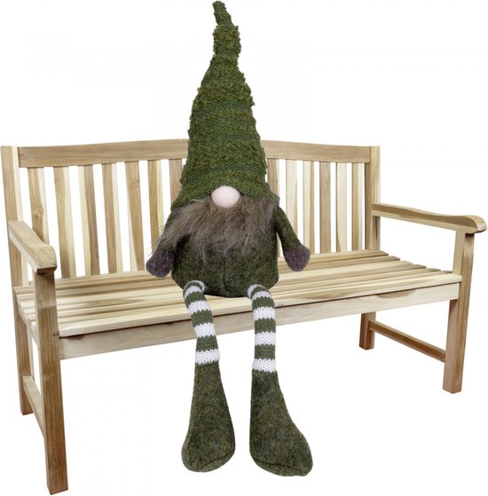 Kabouter met Bengel beentjes - Groen - Herfst Decoratie -16cm (22cm ...