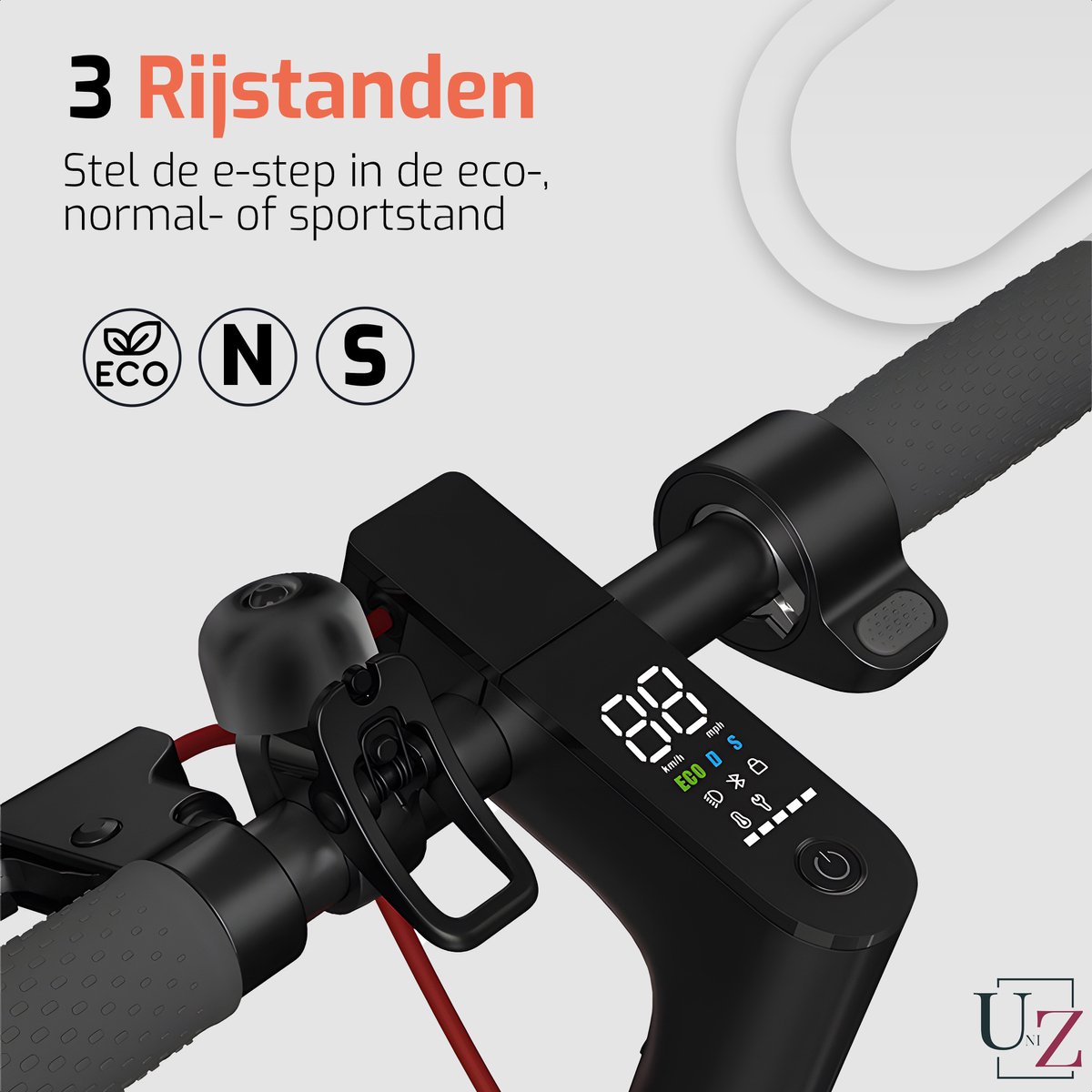 UniZ Y-PRO - Elektrische Step/ Electrische Step/ Step/ E Scooter/ 30 Km ...