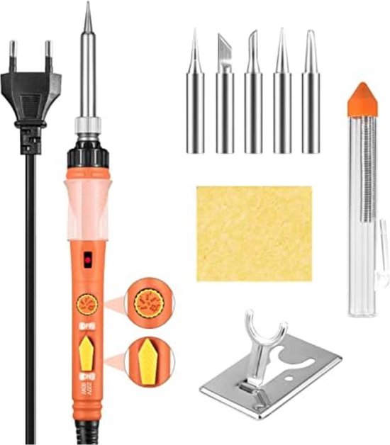 Gratyfied - Soldeerbout - Soldeerstation - Soldeerset - Orange | bol