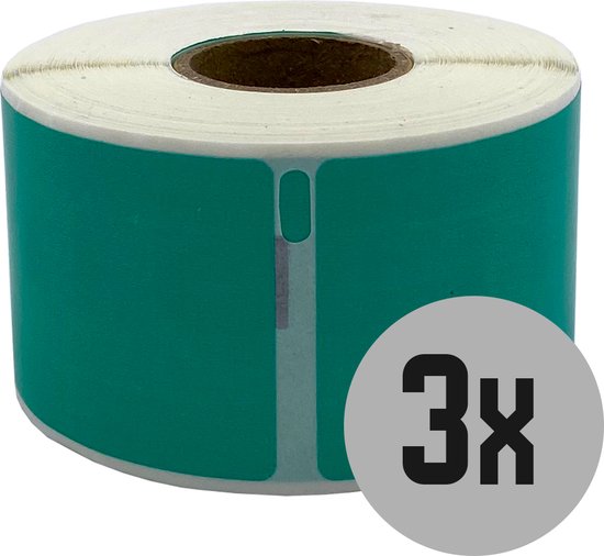 DULA Dymo Compatible labels - Groen - 99012 - S0722400 - Adresetiketten ...