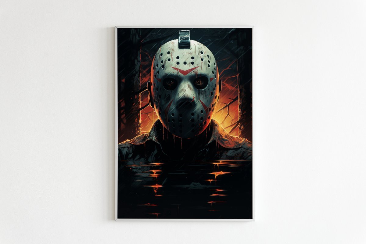Jason Poster | Friday the 13 | Enge Poster | Halloween Poster ...