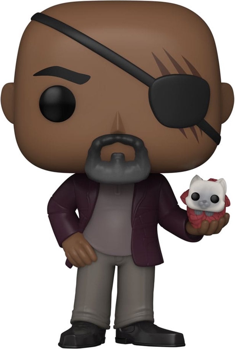 Funko Nick Fury - Funko Pop! - The Marvels Figuur - 9cm | bol.com