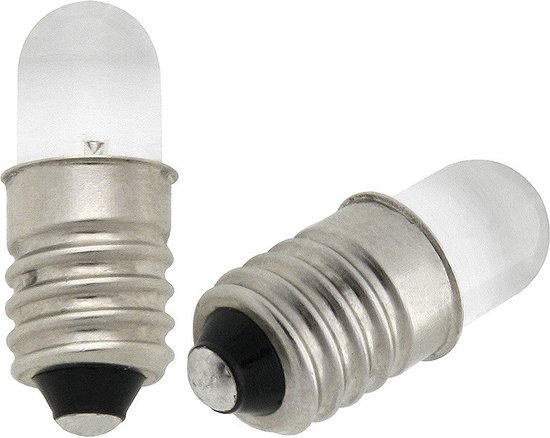 E10 LED lamp - 12V - Warm wit | bol