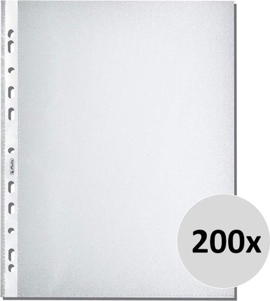 Sprintis - Showtassen A4 - 200 stuks - Doorzichtige Plastic Showtassen ...