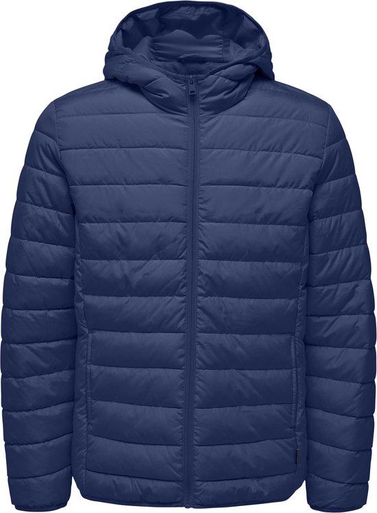 ONLY & SONS ONSBRODY QUILT HOOD JACKET OTW VD Heren Gequilte jas - Maat ...