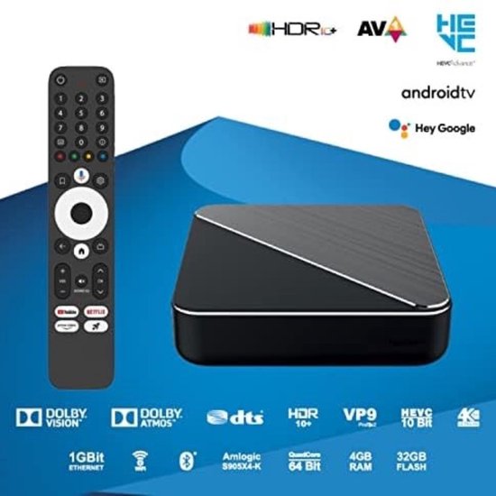 Android TV Box - Android TV Box 4gb ram - IPTV Box - Mediaplayer voor ...