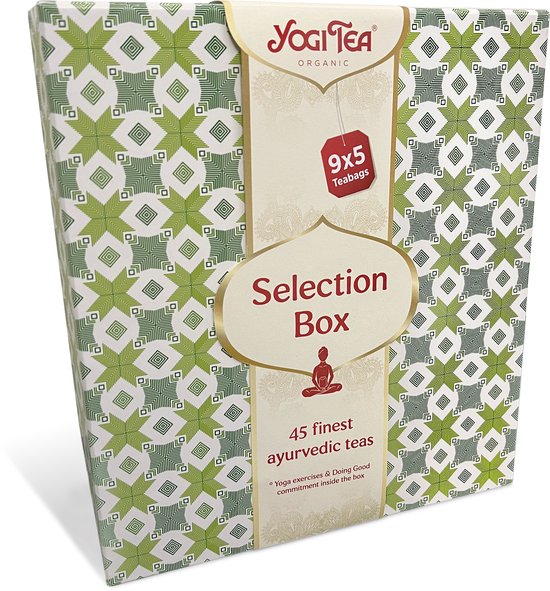 Yogi Tea Selection Box Geschenksdoos - 9x5 Stuks - 45 Theezakjes - Theedoos - Cadeau -... | bol