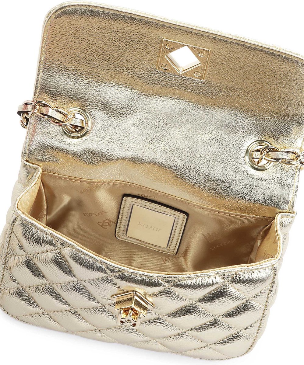 Elegante gouden tas met een ketting | bol