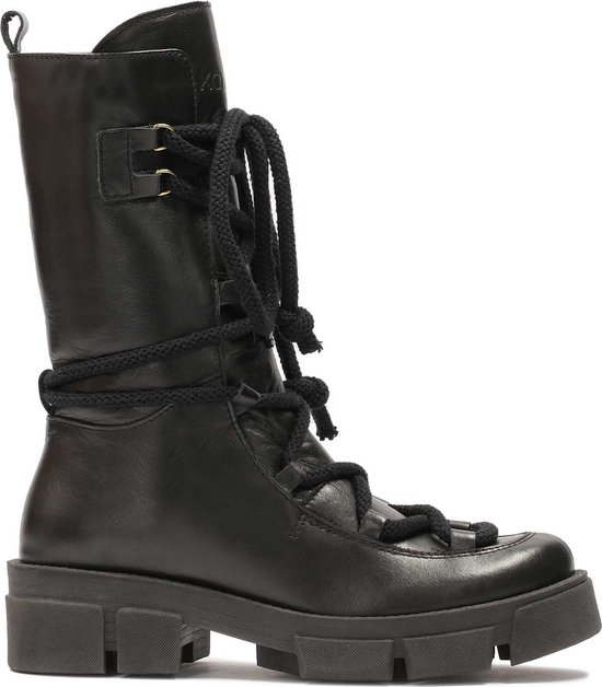 High laced leather boots | bol