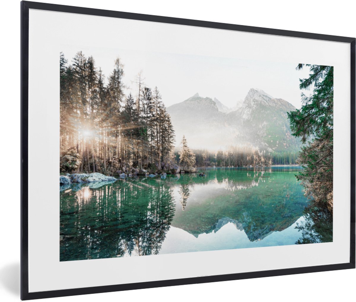 FrameYourWall® - Cadre photo avec affiche 90x60 - Nature - Water ...