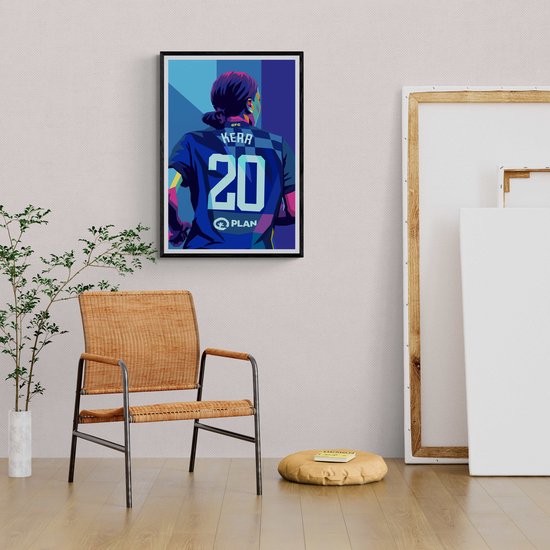 Samantha Kerr Poster | Poster Vrouwenvoetbal | Voetbalposter | Poster ...