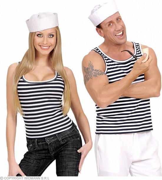 "Matrozen t-shirt voor volwassenen - Verkleedkleding - M/L" | bol