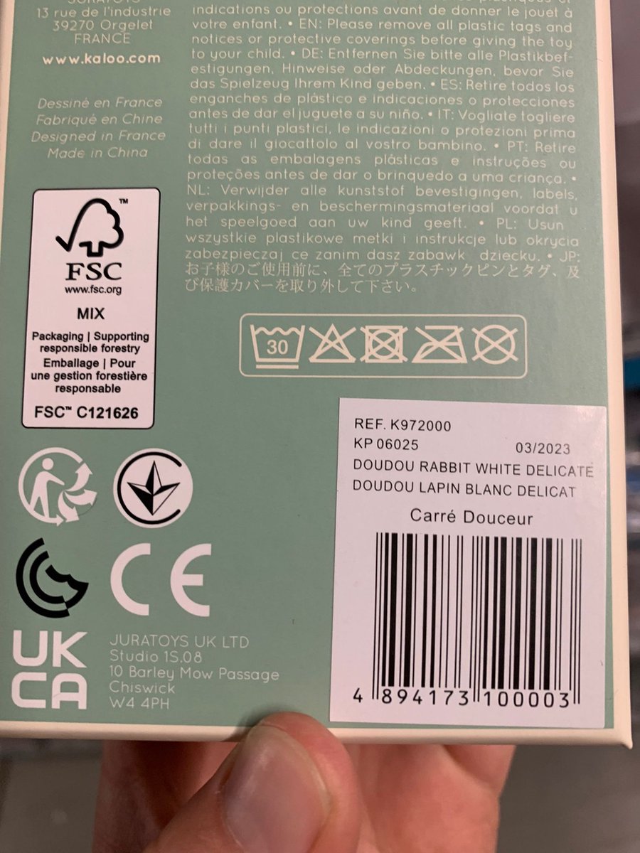 Kaloo Knuffel Choo Bonbon het konijn | bol.com