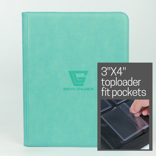 Gemloader Premium 3''X4'' toploader binder, trading cards verzamelmap ...