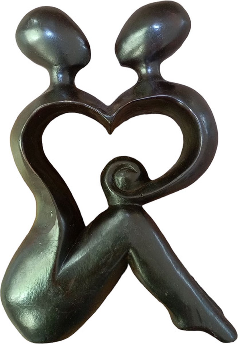 Floz Design fairtrade beeld hart en liefde - beeld paar - huwelijk of ...