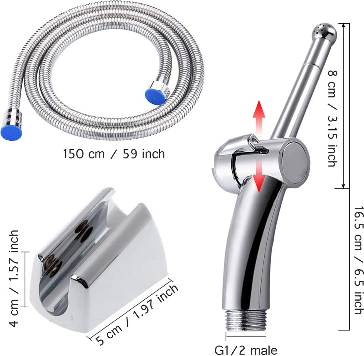 Klysma 3-delige Set - Vaginale, Anale Douche - Reinigingsmondstuk ...