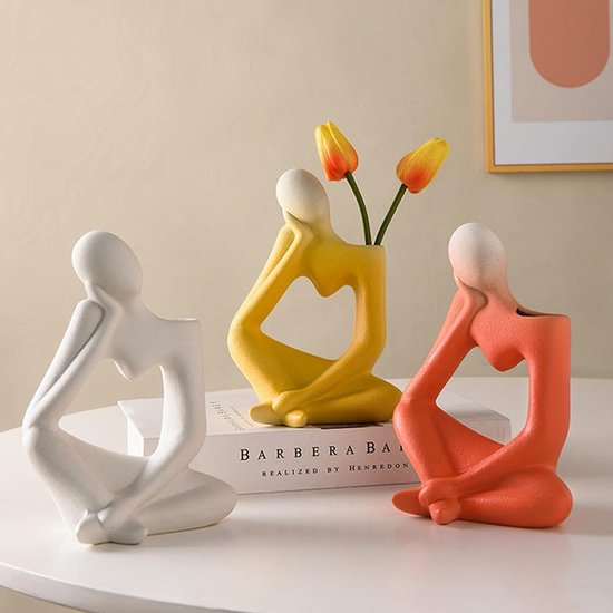 Keramische vaas leuk cool - decoratie woonkamer modern unieke ...
