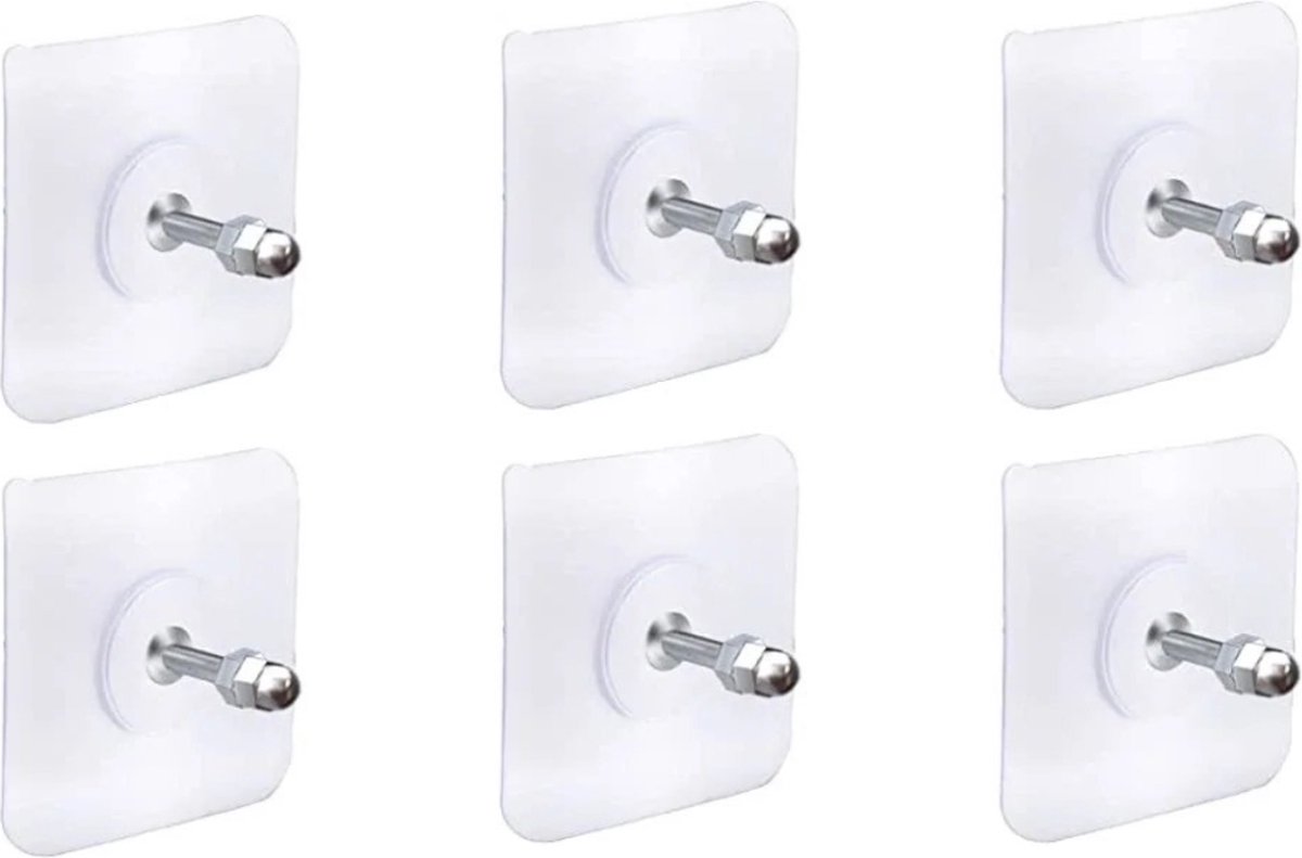 Purepeak Klevende Spijker Set 6 Stuks - Zelfklevende Plakspijkers ...