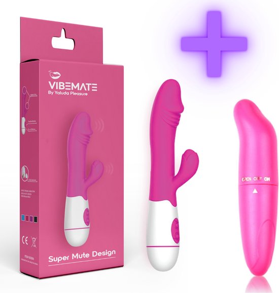 VIBEMATE® by Yaluda - Tarzan Vibrator - Bullet - Rabbit - 30 Standen - Dildo - Mini -... | bol
