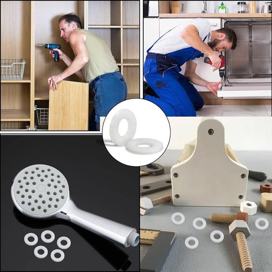 20 stuks kunststof sluitringen, M20-35 mm, nylon sluitringen, carrosserieringen,... | bol