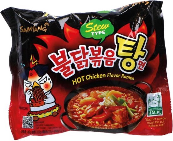 Samyang Instant Noedels Buldak (hot chicken flavor) Stew Type (5 x 140 ...