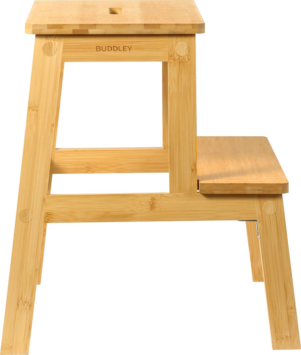 Opstapje Bamboe Opstapkrukje Hout Kind Opstapje Toilet Kinderen ...