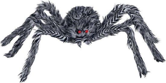 Fiestas Horror spin groot - Halloween decoratie/versiering - grijs - 60 ...