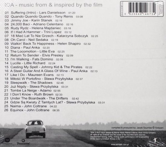 Ida Soundtrack [CD], various artists | CD (album) | Muziek | bol