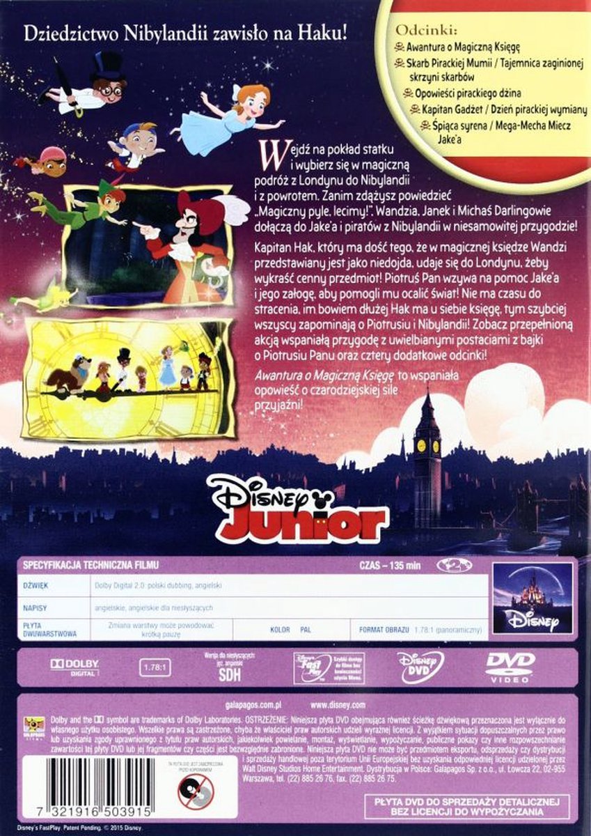 Jake en de Nooitgedachtland Piraten (Dvd), Corey Burton | Dvd's | bol