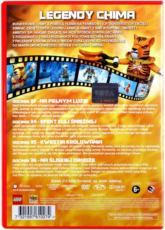 LEGO Legends of Chima [DVD] (Dvd), David Attar | Dvd's | bol