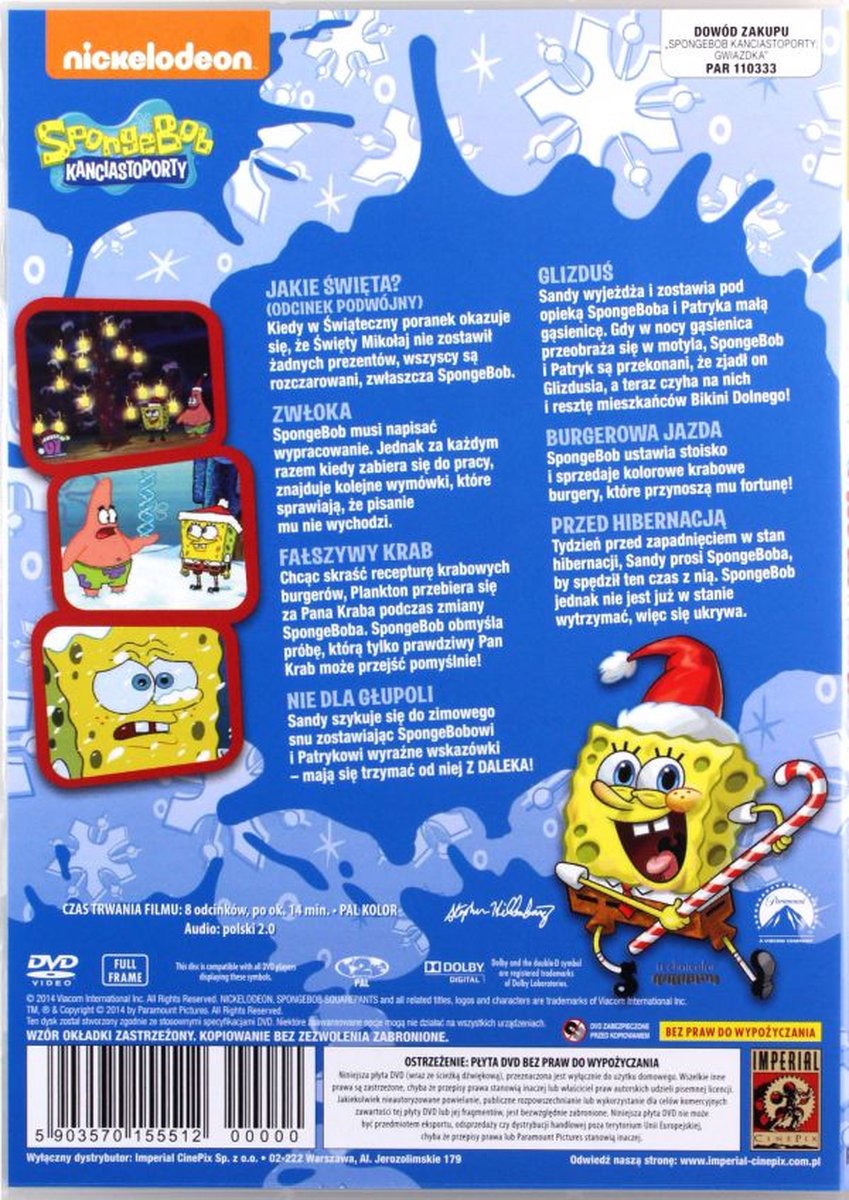SpongeBob SquarePants [DVD] (Dvd), Animacja | Dvd's | bol