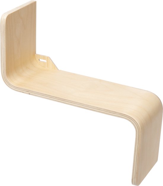 Pekodom Wandplank Naturel Multiplex Berken 30x30x15cm 6pp | bol