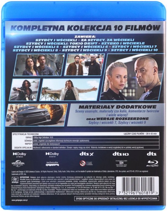 Fast X [10xBlu-Ray] (Blu-ray), Vin Diesel | Dvd's | bol