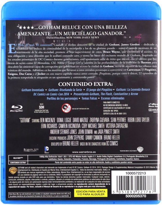 Gotham [4xBlu-Ray] (Blu-ray), Camren Bicondova | Dvd's | bol
