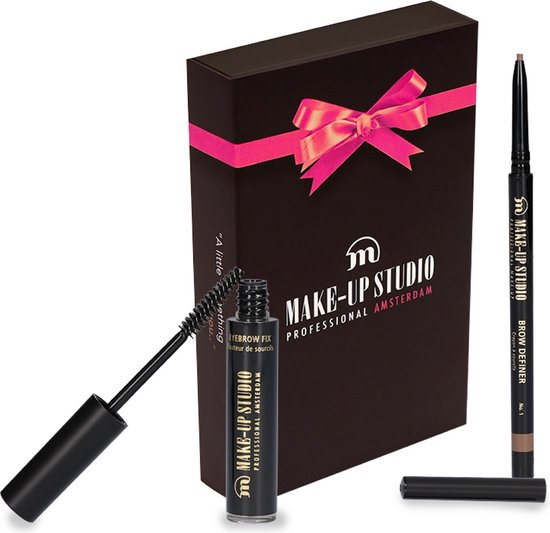 Make-up Studio - Giftbox Bombshell Brows Dark | bol