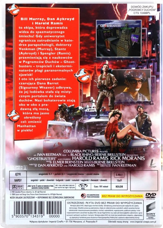 Ghostbusters [DVD] (Dvd), Annie Potts | Dvd's | bol