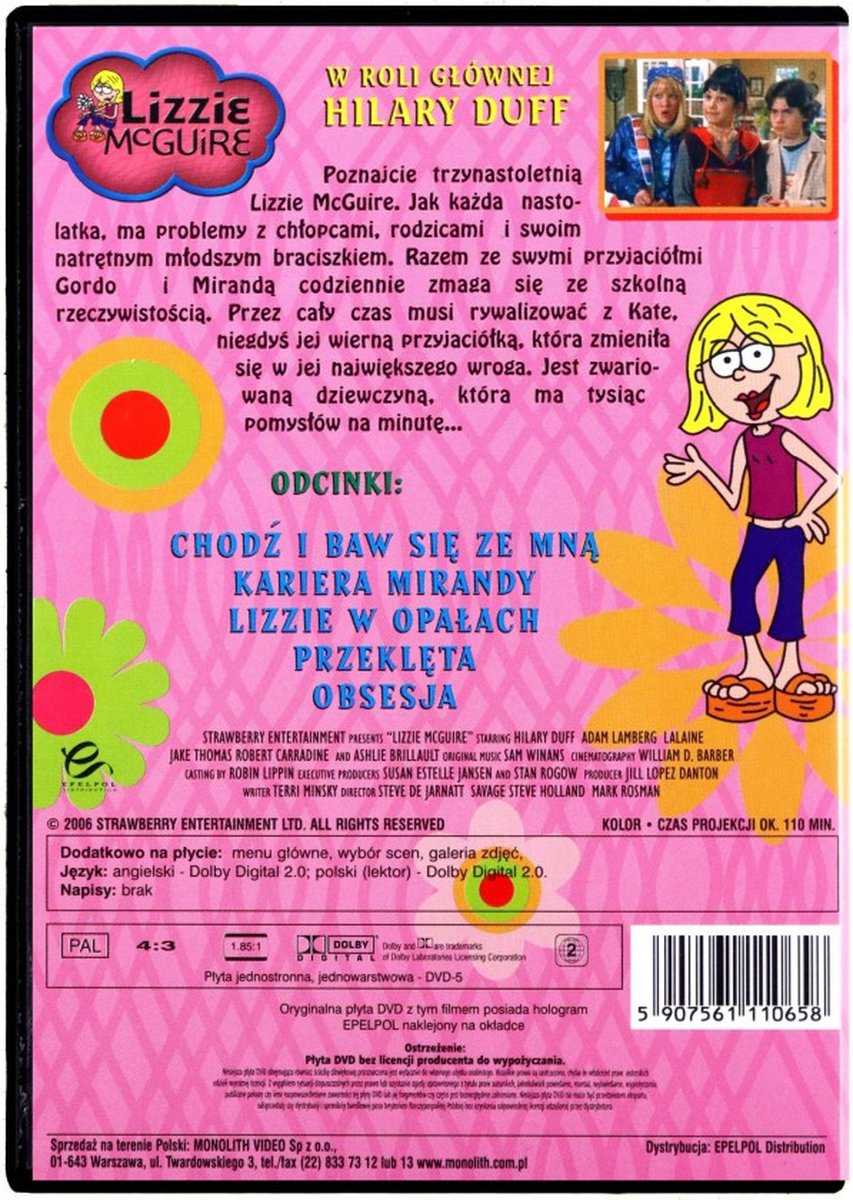 Lizzie McGuire [DVD] (Dvd), Adam Lamberg | Dvd's | bol.com